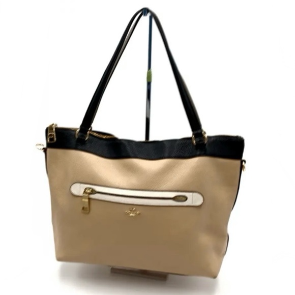 Coach | Bags | Coach Taylor Pebbled Leather Colorblock Bag | Poshmark